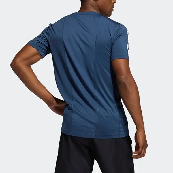 Adidas Tf Turf Ss Ftd 3s Sports Short Sleeve - Navy Blue