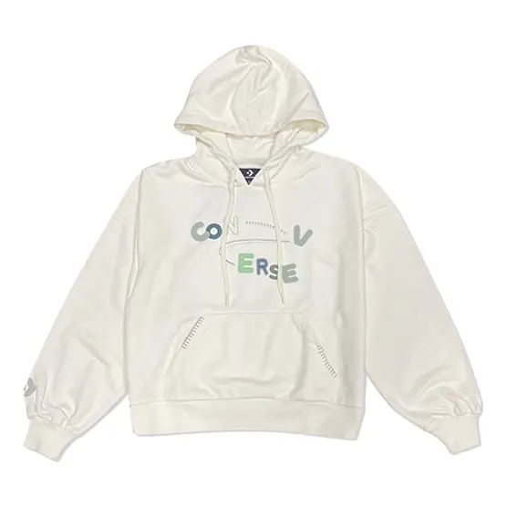 CONVERSE Chain Stitch Hoodie - Beige