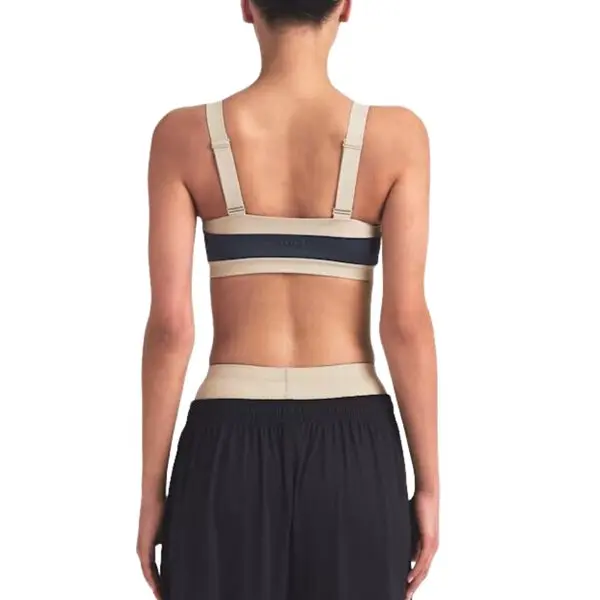 Nike X Skims Matte Shine Mix Straight-neck Bra