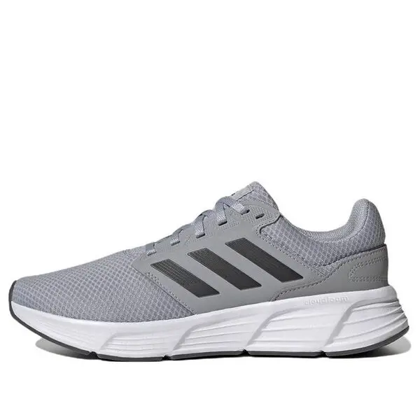 Adidas Galaxy 6 Lace-up Sneakers - Halo Silver/carbon/cloud White