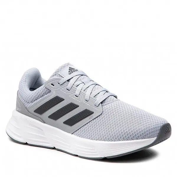 Adidas Galaxy 6 Lace-up Sneakers - Halo Silver/carbon/cloud White