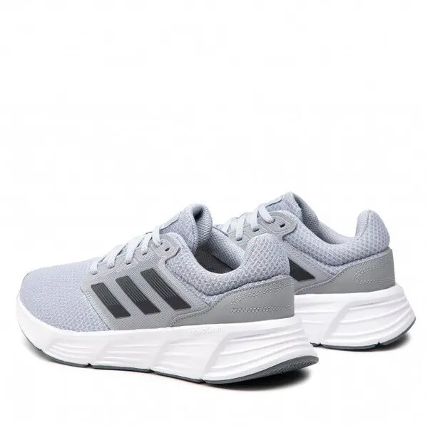 Adidas Galaxy 6 Lace-up Sneakers - Halo Silver/carbon/cloud White