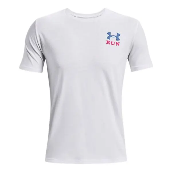 Under Armour Keep Run Graphic T-shirt 'white - White/multi-color