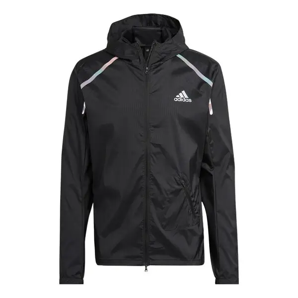 Adidas Sporty Hooded Jacket With Logo Detailing - Default Colorway