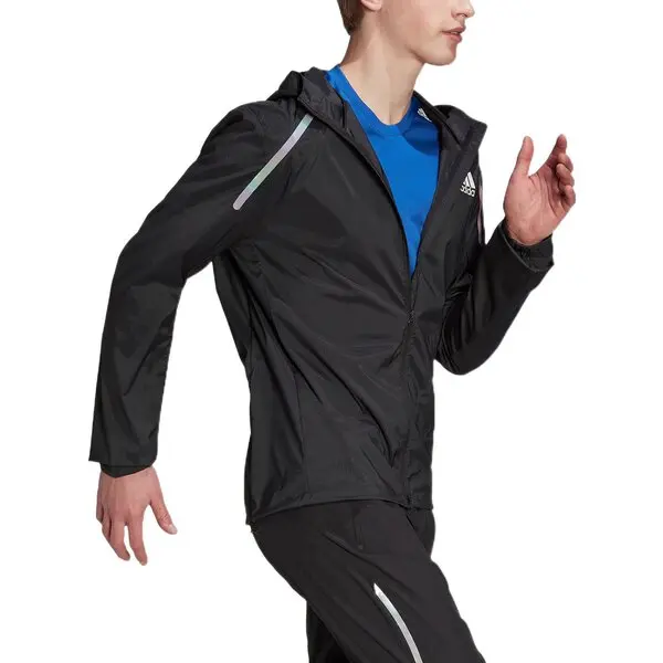 Adidas Sporty Hooded Jacket With Logo Detailing - Default Colorway
