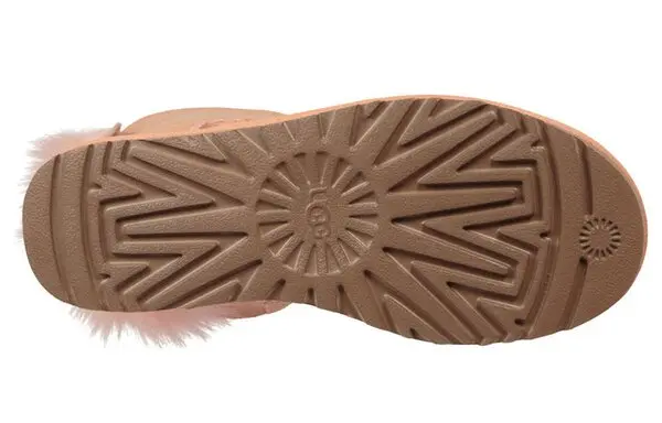 UGG Fluff Bow Mini Boots