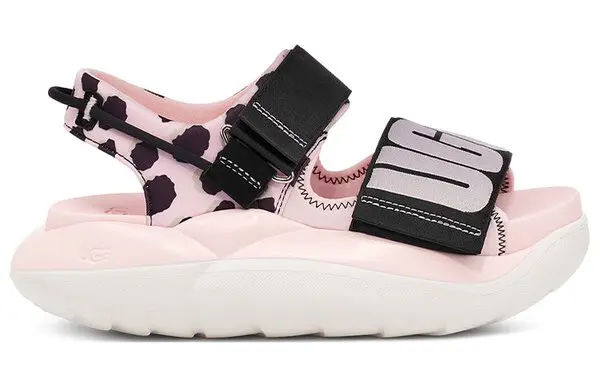 UGG La Cloud Collection Sandal Leopard Print