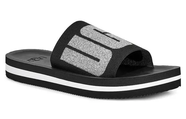 UGG Zuma Metallic Graphic Slides