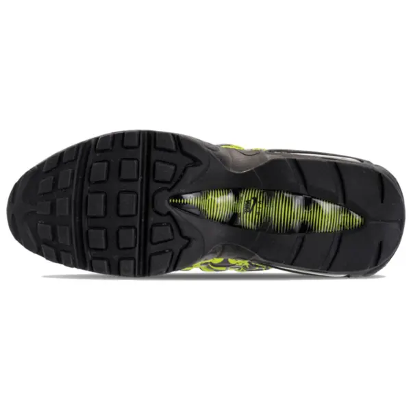 Nike Max 95 Premium 'volt' Sneakers - Blackgreen