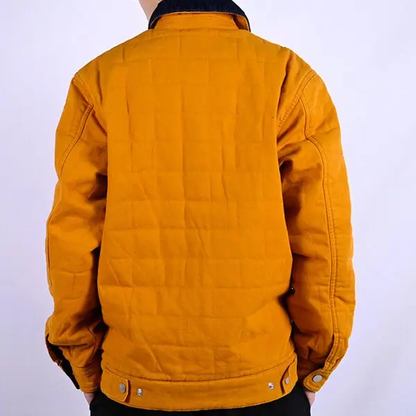 CONVERSE Quilted Utility Jacket With Corduroy Collar