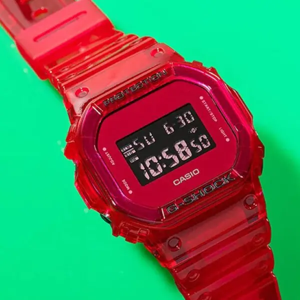 Casio G-shock Square Watch - Red