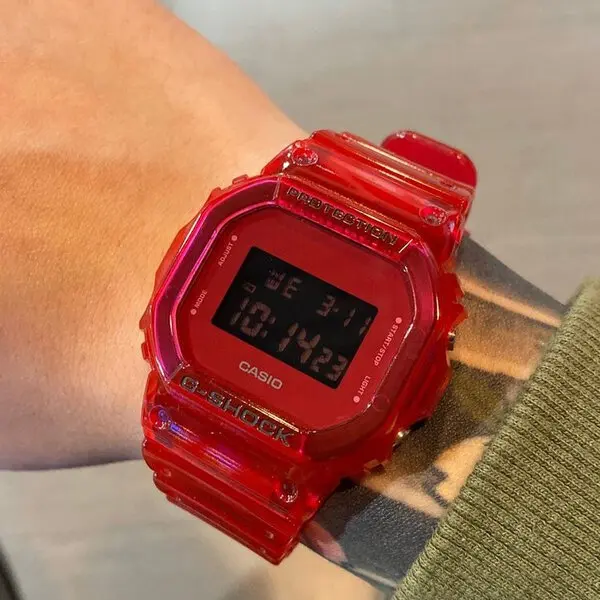 Casio G-shock Square Watch - Red