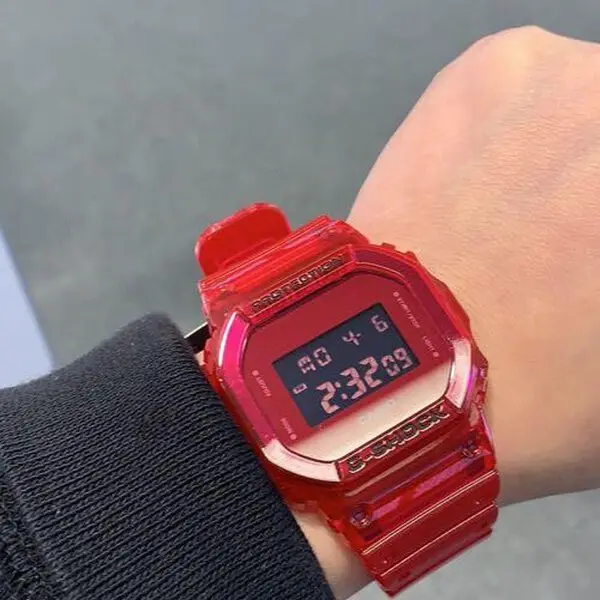 Casio G-shock Square Watch - Red