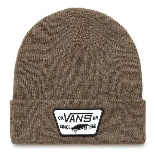 VANS Logo Milford Beanie - Brown