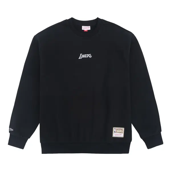 Mitchell & Ness X Nba La Lakers Sweatshirt 'black - Black/white