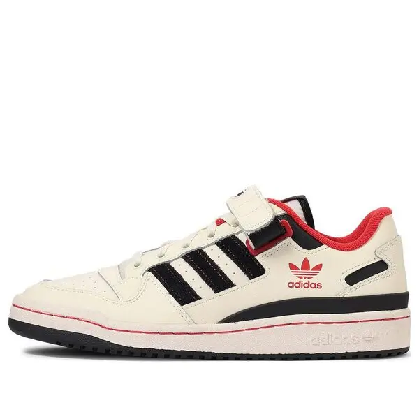 Adidas Forum Low Sneakers - Beige/black/red