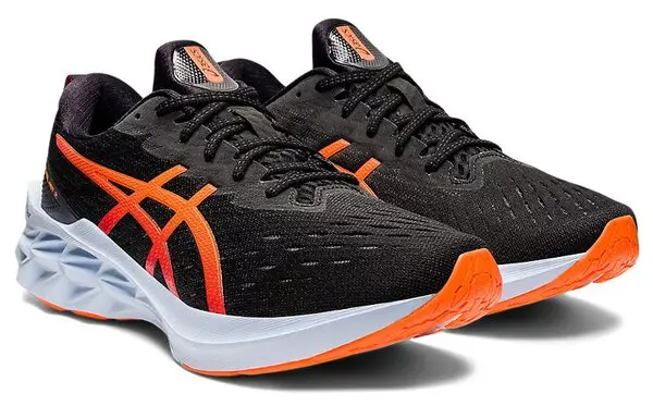 Asics Novablast 2 Athletic Sneakers - Black/orange