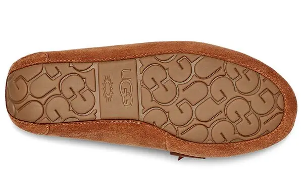 UGG Dakota Leather Bow Moccasins