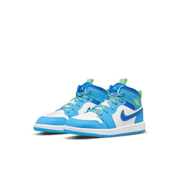 JORDAN 1 Mid Se "sprite - Blue/white
