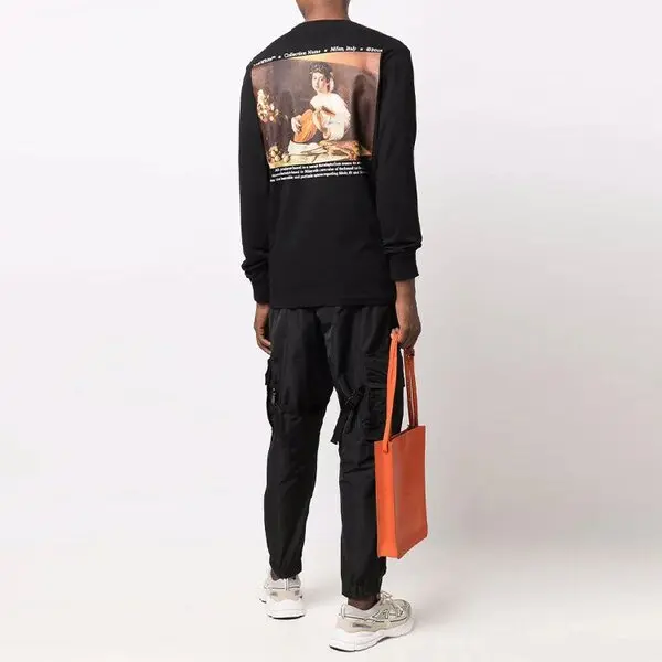Off-White Long Sleeve Caravaggio Print T-shirt