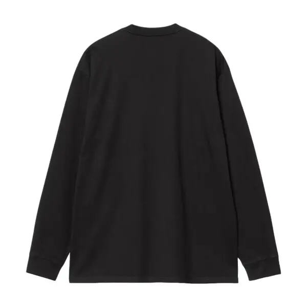 Carhartt Work In Progress Pocket Heart Long Sleeve T-shirt - Black