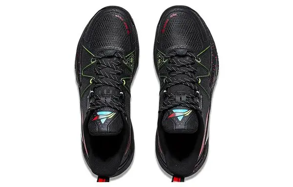 LI-NING Light Speed 1.5 Low-top Athletic Sneakers - Black/red