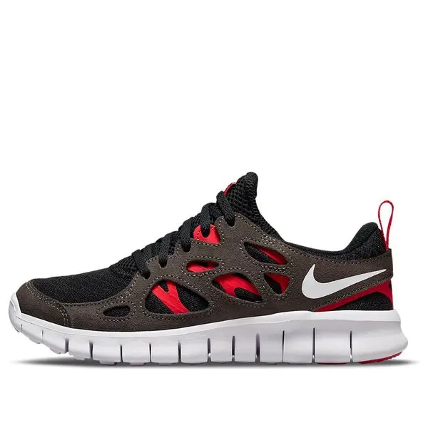 Nike Free Run 2 Athletic Sneakers - Black/red