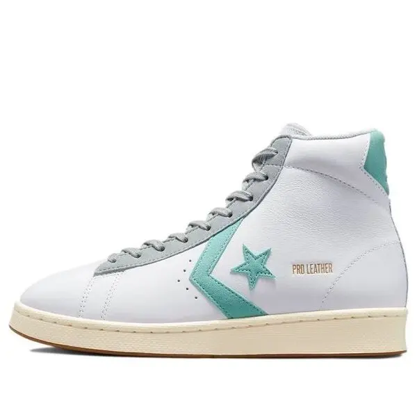 CONVERSE Pro Leather High Top Sneakers - White/blue