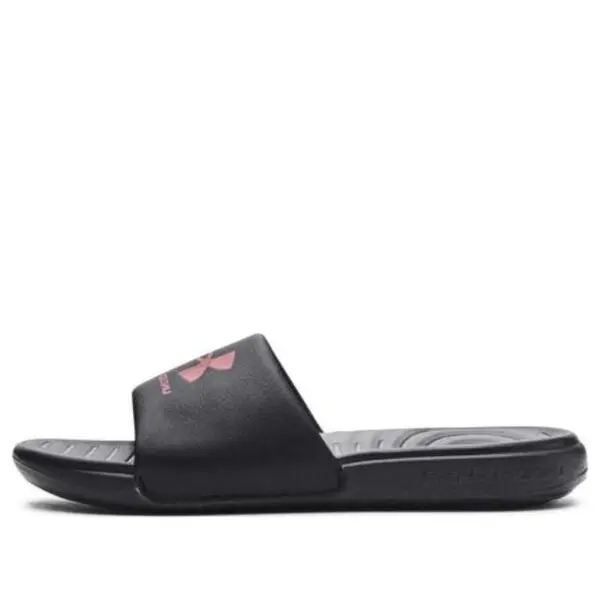 Under Armour Ansa Fixed Slide - Black/pink Elixir