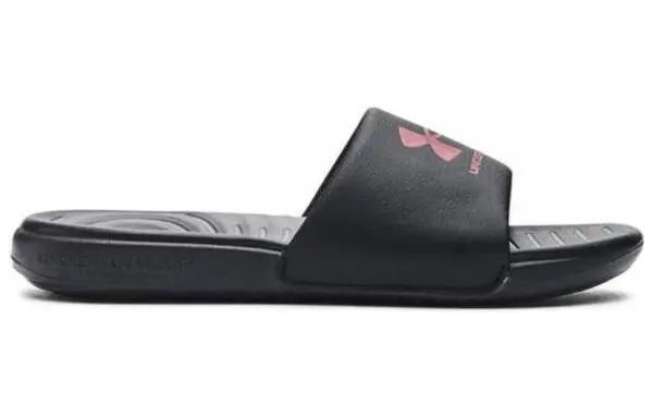 Under Armour Ansa Fixed Slide - Black/pink Elixir