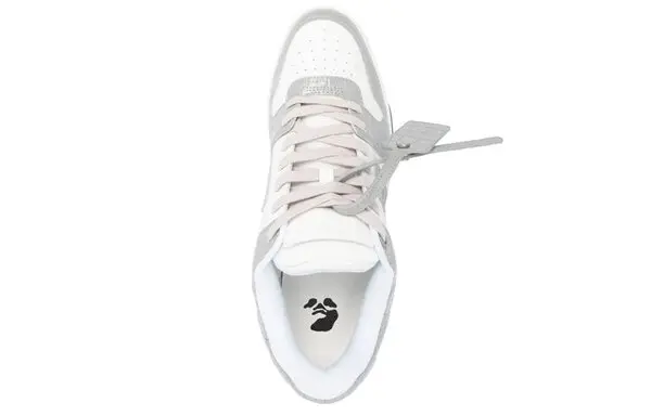 Off-White Out Of Office Croco Print Sneakers - Grey/white