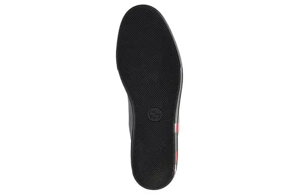 Gucci Leather High Top Sneakers With Snake Motif