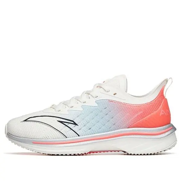 ANTA Mach 1 Athletic Sneakers - White/red/blue