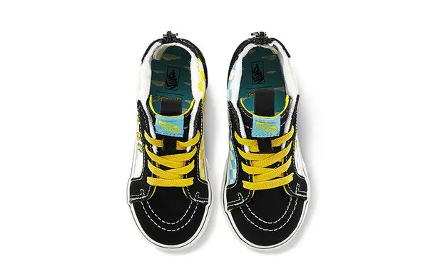 VANS The Simpsons X Sk8-hi Zip "the Simpsons Family" High Top Sneakers