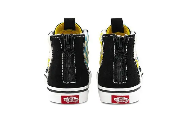 VANS The Simpsons X Sk8-hi Zip "the Simpsons Family" High Top Sneakers