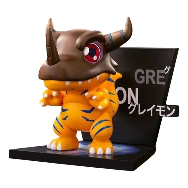 POP MART Digimon Fridge Magnet Sealed Case 'greymon - Multi-color