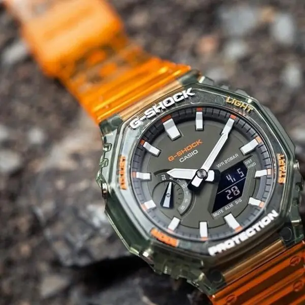 Casio G-shock Analog-digital 'red - Orange