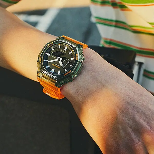 Casio G-shock Analog-digital 'red - Orange