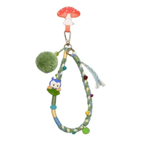 POP MART The Monsters Labubu Pom Party Keychain - Multi-color