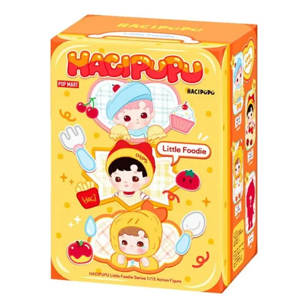 POP MART Hacipupu Little Foodie 1/12 Scale Action Figure Blind Box - Multi-color