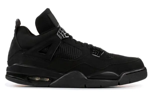 JORDAN Air 4 Retro "black Cat" 2006 Sneakers - Black/black