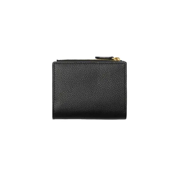 Burberry 26 Bloomsbury Wallet 'black Calico Beige - Black/calico Beige