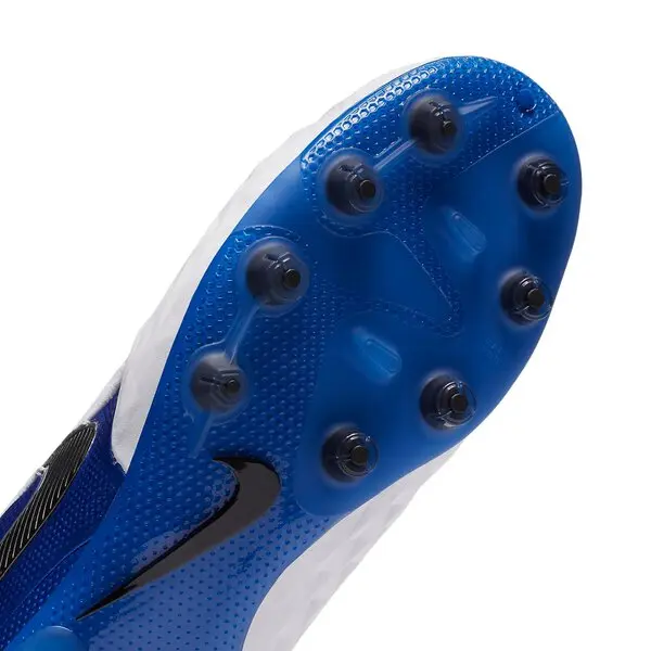 Nike Tiempo Legend 8 Elite Sg Pro Ac Soccer Cleats - White/hyper Royal/metallic Silver