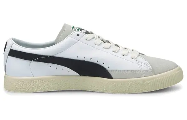 PUMA Basket Vintage Low Top Sneakers - White/black