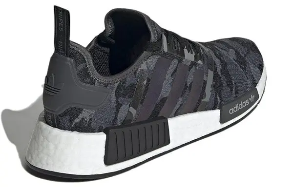 Adidas Nmd_r1 Grey Camo Sneakers