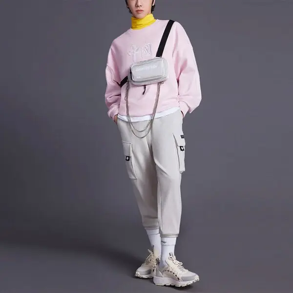 LI-NING Sports Fashion Series Loose Sports Pullover - Pink