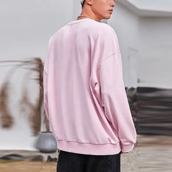 LI-NING Sports Fashion Series Loose Sports Pullover - Pink