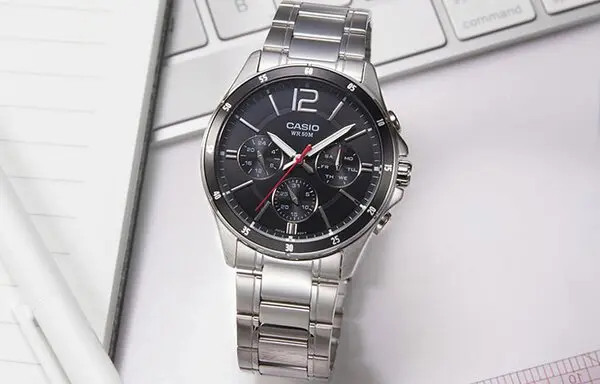 Casio Stainless Steel Quartz Analog Watch