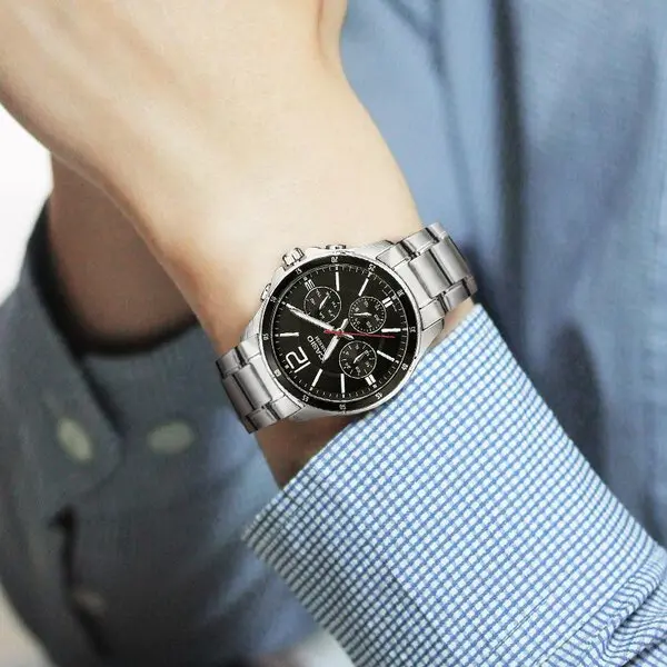 Casio Stainless Steel Quartz Analog Watch
