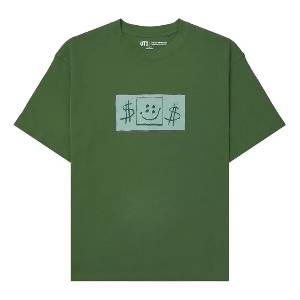 Uniqlo X Cactus Plant Flea Market Spongebob Squarepants Ut Graphic T-shirt - Olive